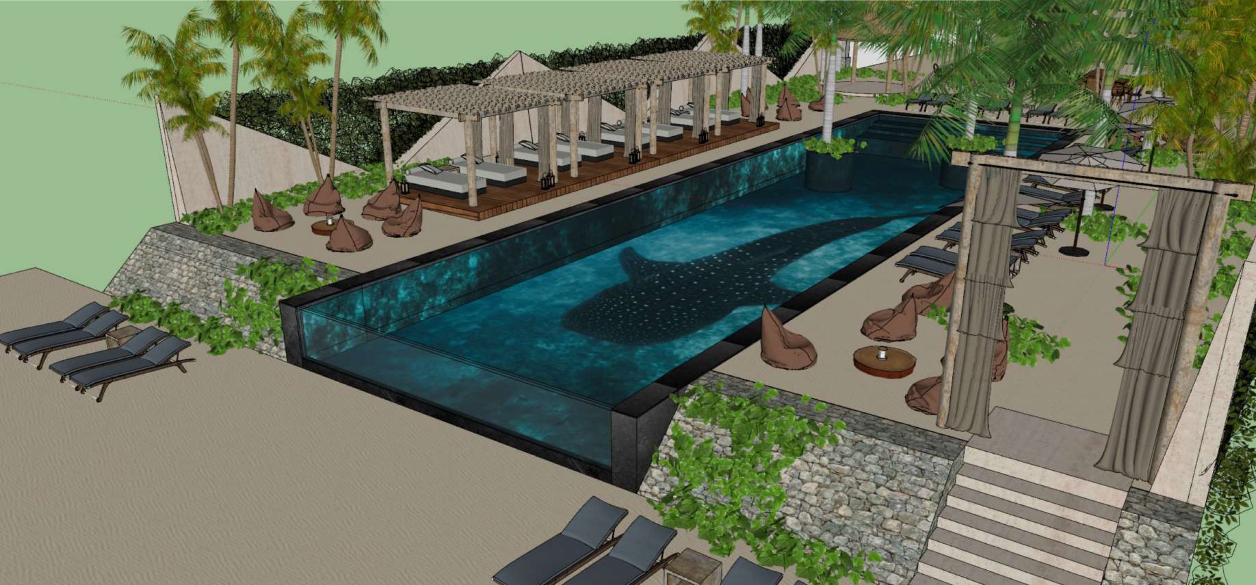 Construcción Beach Club by The Xperience - Integra Proyectos